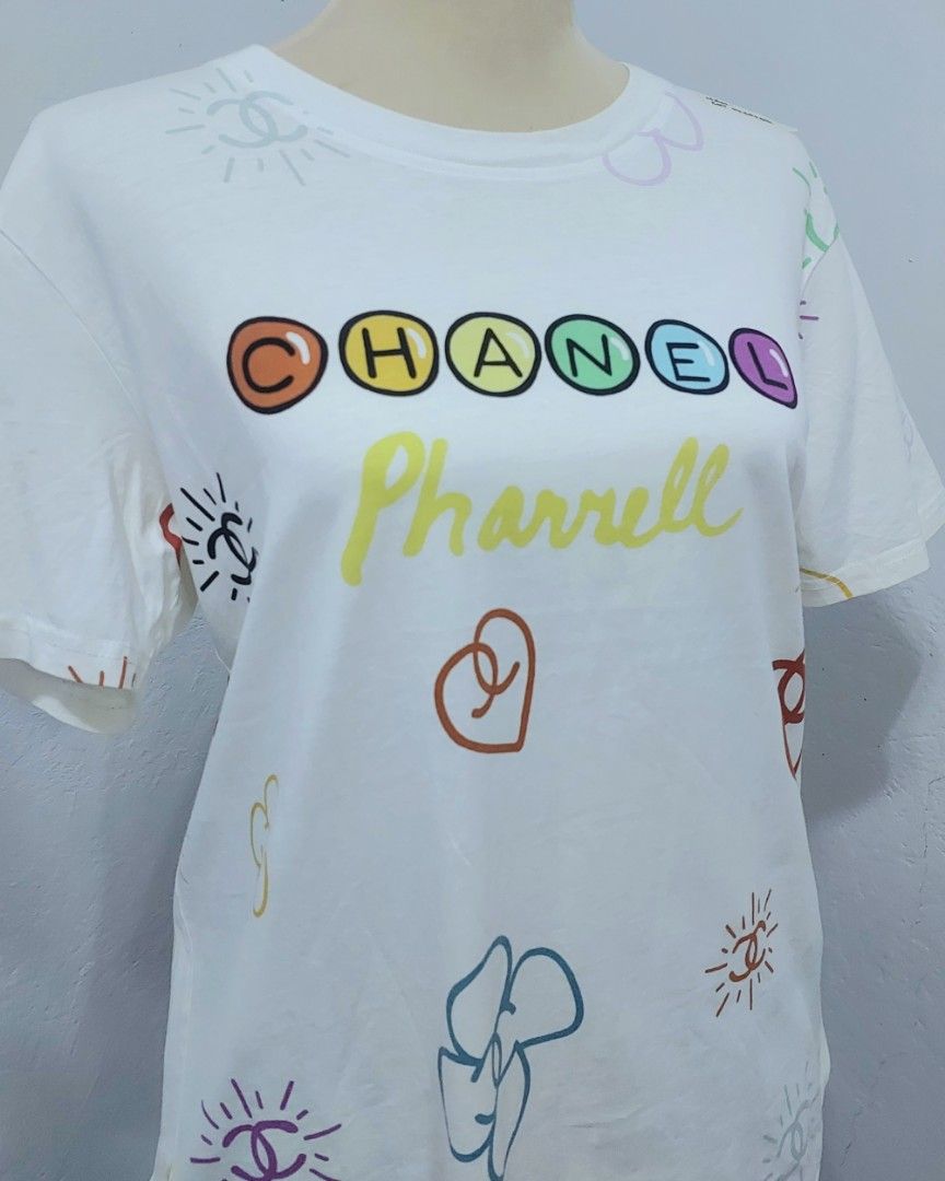 Chanel x Pharrell Williams Doodle AOP Tee Shirt on Carousell
