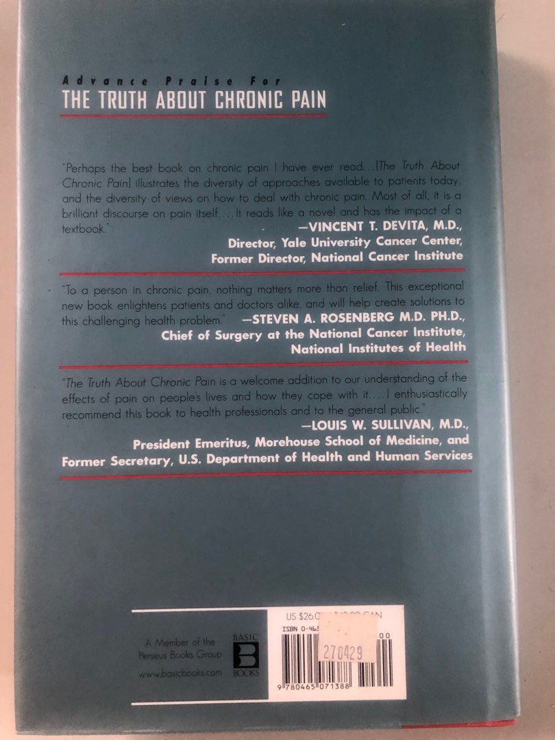 Chronic Pain Book, Hobbies & Toys, Books & Magazines, Textbooks on ...