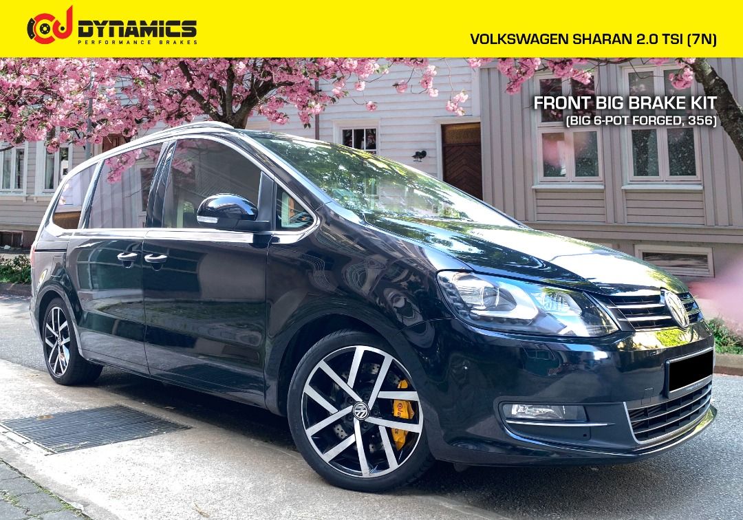 CJ DYNAMICS FRONT BIG BRAKE KIT (BIG 6-POT FORGED, 356) ON VOLKSWAGEN ...