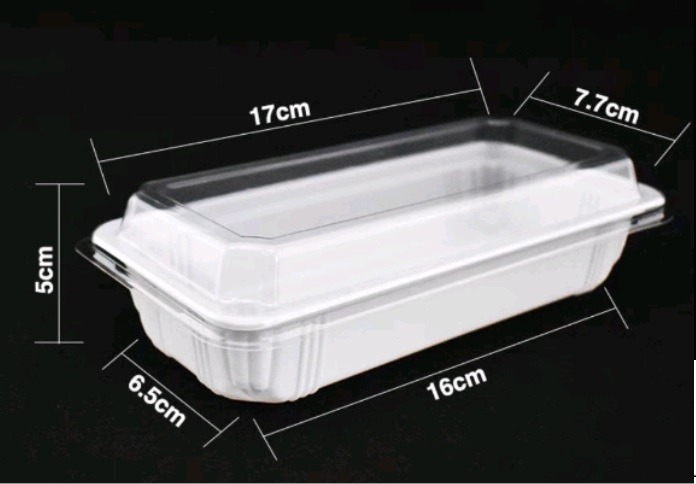 Clear White Box Rectangular Plastic Cover Container Box on Carousell