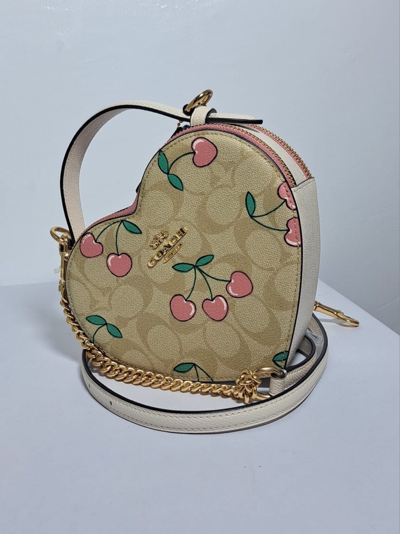 Coach heart cherry crossbody Original, Women's Fashion, Bags & Wallets ...