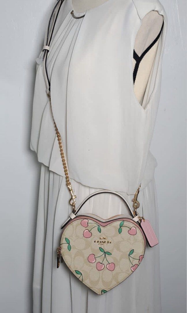Coach heart cherry crossbody Original, Women's Fashion, Bags & Wallets ...