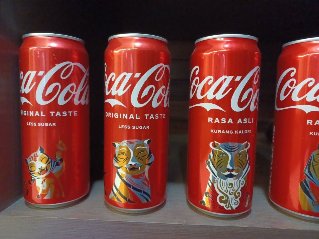 Coke Happy Tiger Family 2022 collection |Coca cola |FULL bottles ...