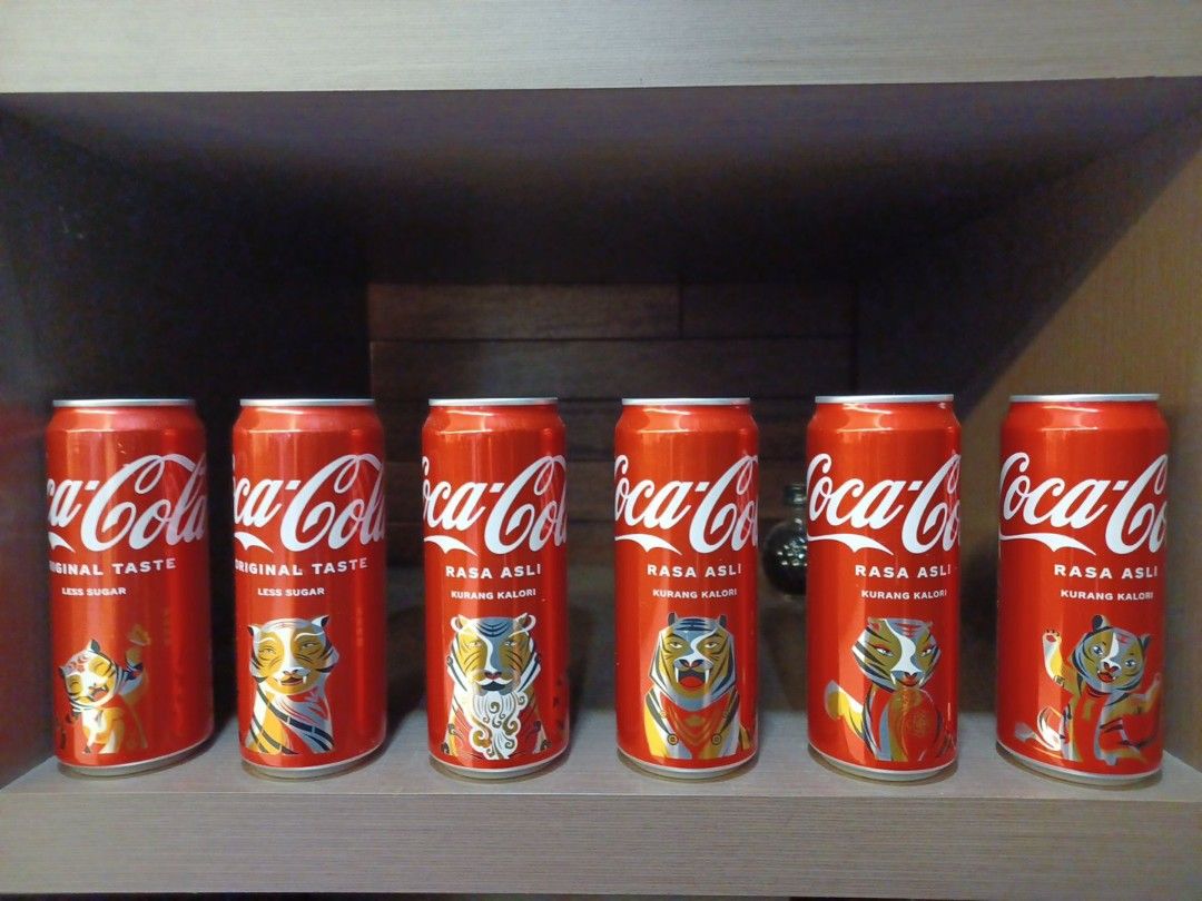 Coke Happy Tiger Family 2022 collection |Coca cola |FULL bottles ...