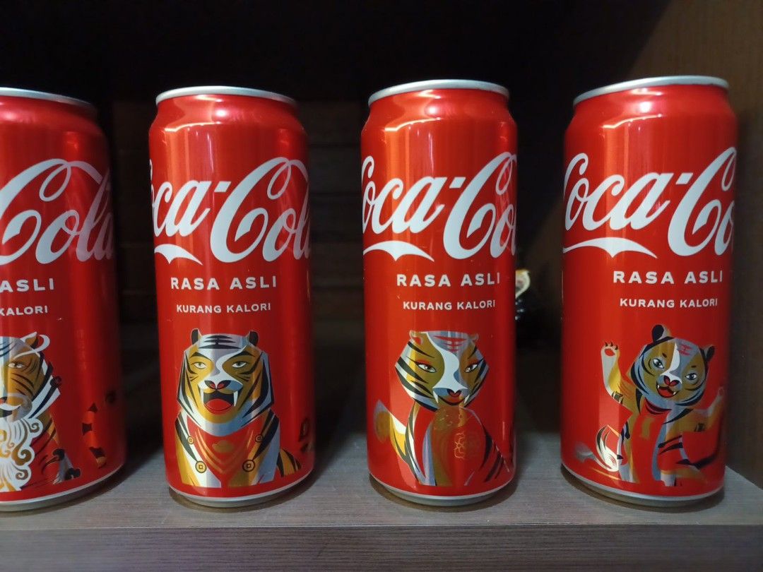 Coke Happy Tiger Family 2022 collection |Coca cola |FULL bottles ...
