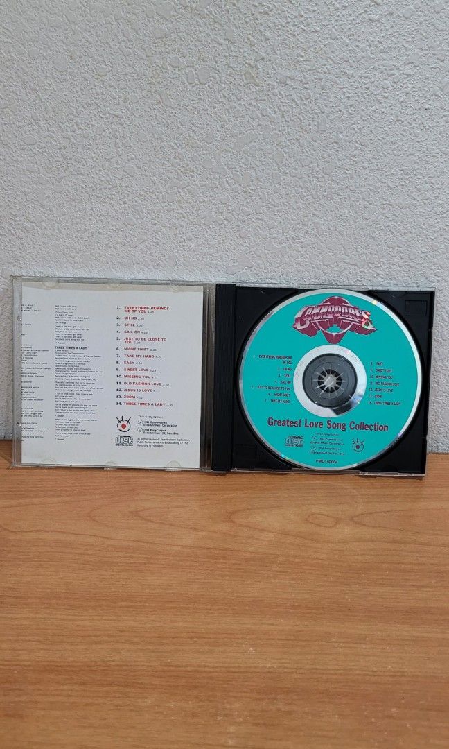 COMMODORES (ORIGINAL) GREATEST LOVE SONG COLLECTION, Hobbies & Toys ...