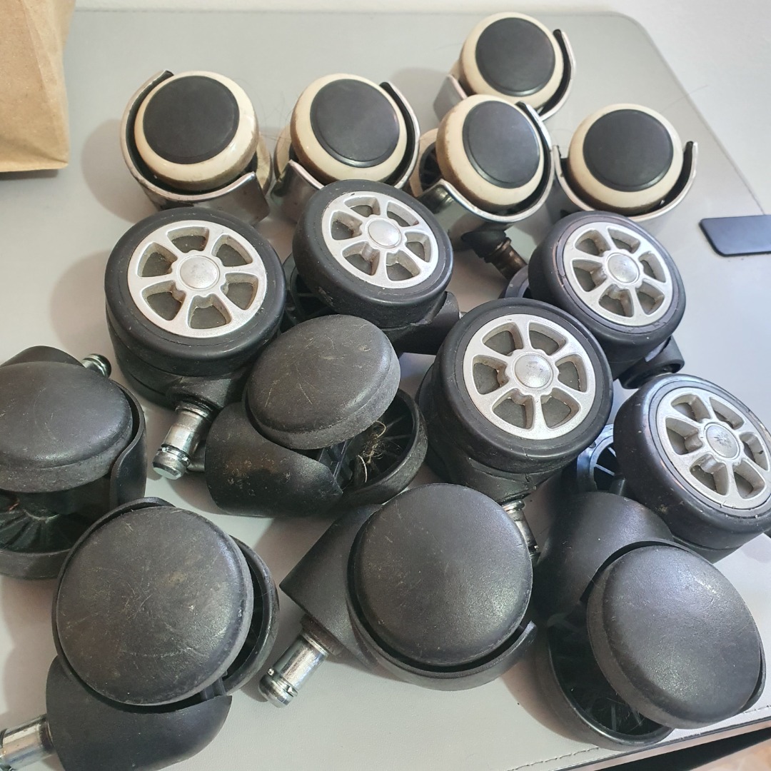 Computer Chair Wheels (Used) on Carousell