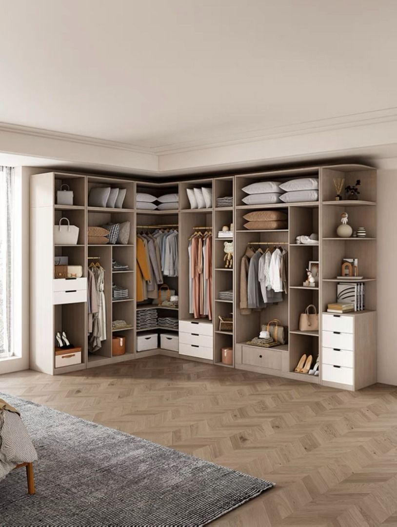 Corner Wardrobe 90 Degree Small Unit, Net Red Right Angle Turn ...