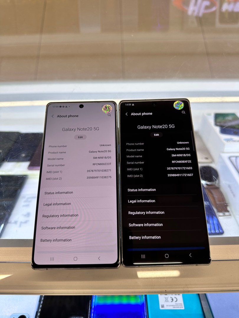 Demo Set Samsung Note 20 5G 8+256gb -100% Original Malaysia, Mobile ...