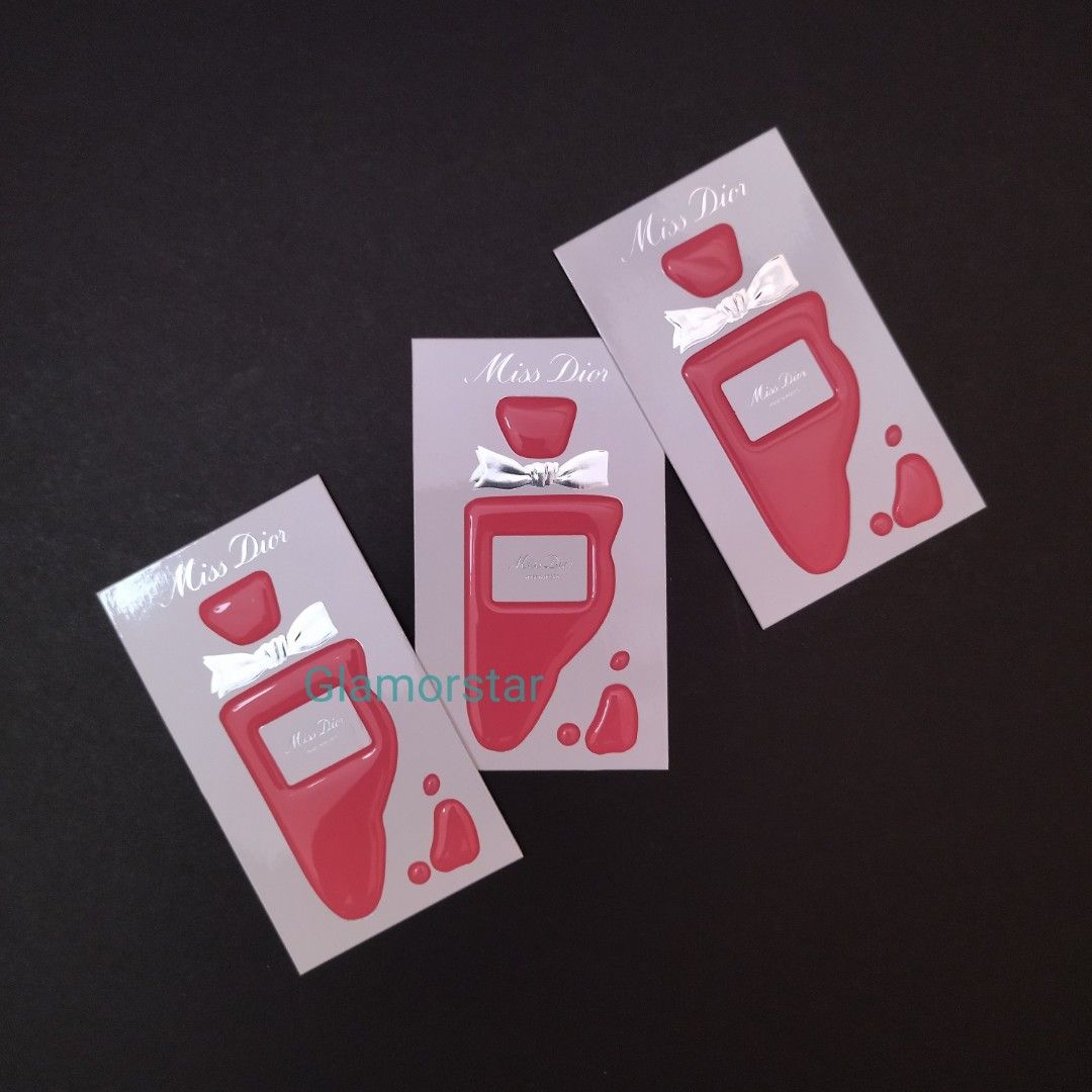 DIOR Miss Dior Rose n Roses 3D Stickers (RM 8 each), Hobbies & Toys ...