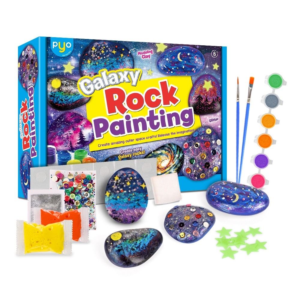 DIY Paint Your Own Rocks Kids Colouring Arts & Crafts, Hobbies & Toys ...