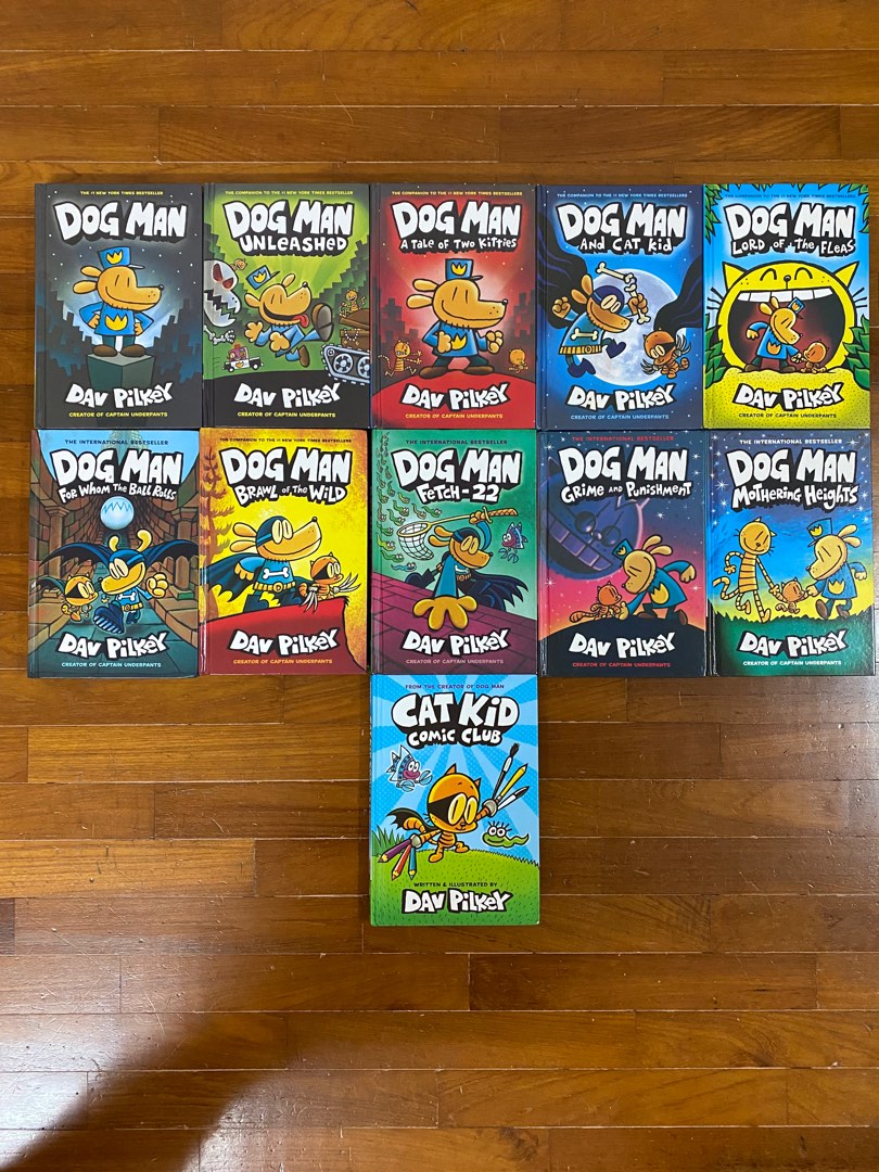 Dog Man Book 1 to 10 Cat Kid, Hobbies & Toys, Books & Magazines ...