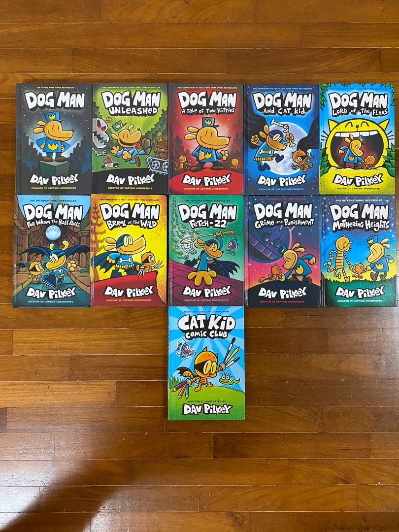 Dog Man Book 1 to 10 Cat Kid, Hobbies & Toys, Books & Magazines ...