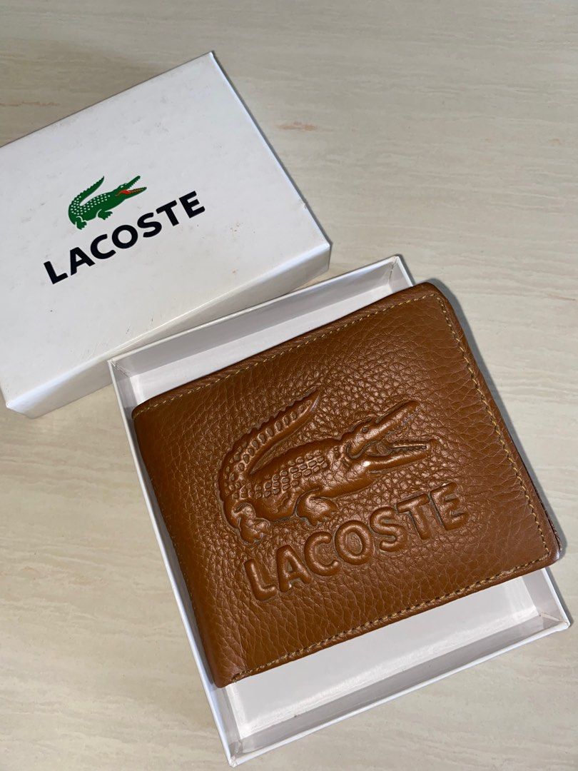 dompet lacoste // new, Fesyen Pria, Tas & Dompet , Dompet di Carousell
