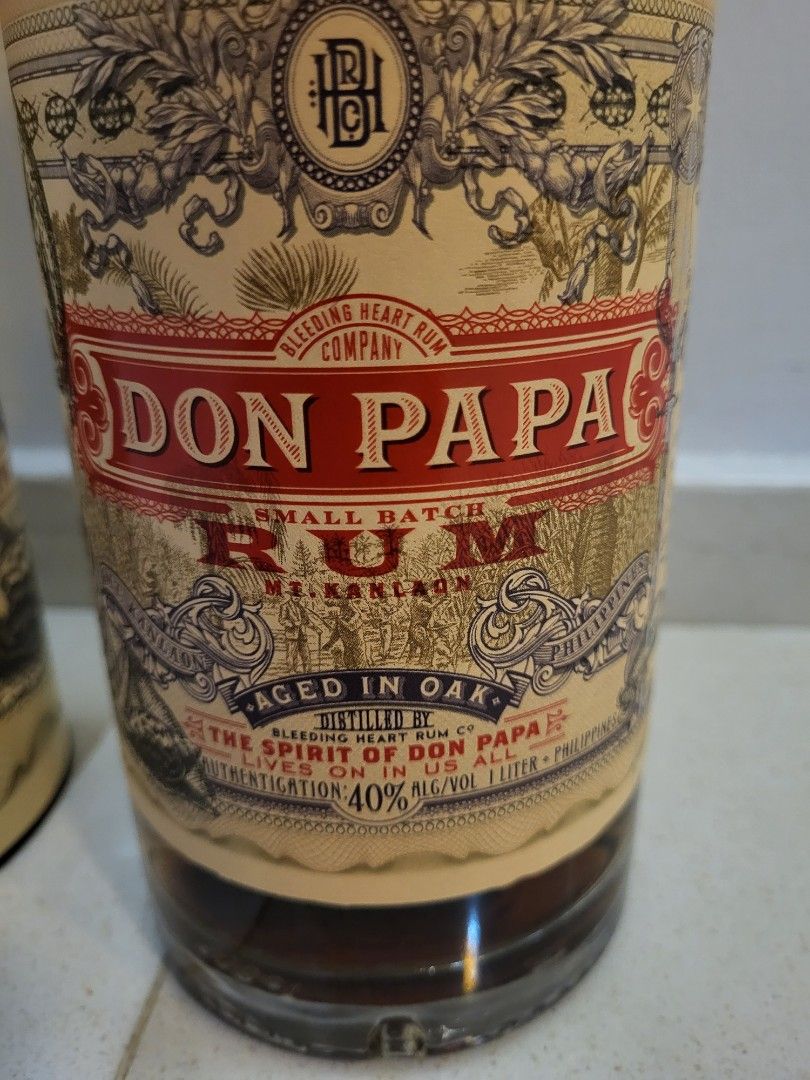 Don Papa 7 years (small batch) 1L, Food & Drinks, Alcoholic Beverages ...