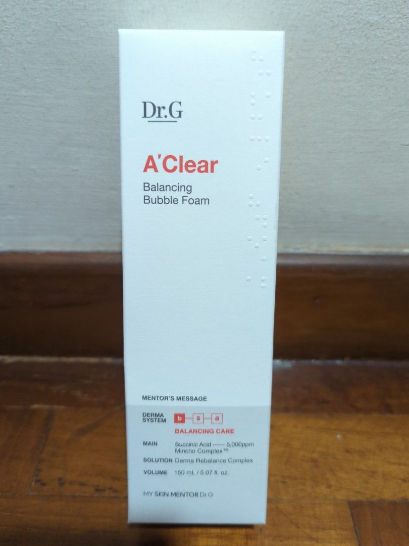 Dr. G A'Clear Balancing Bubble Foam 150ml, Beauty & Personal Care, Face ...