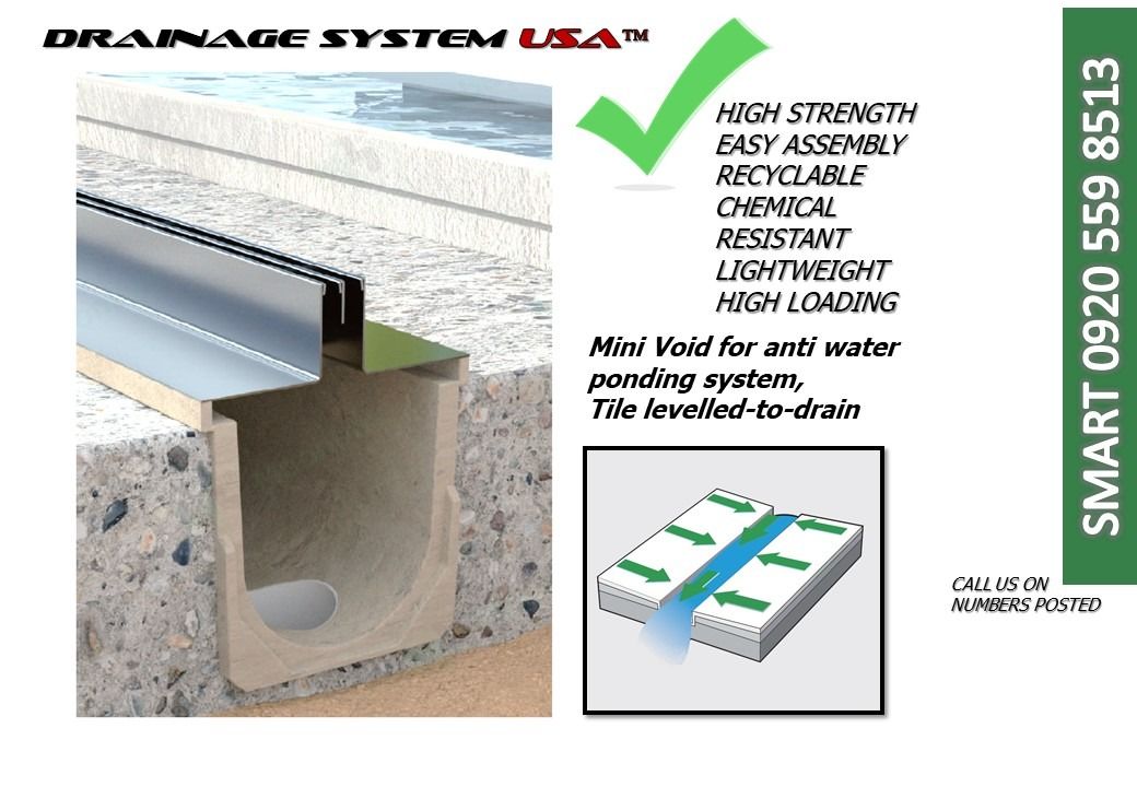 Drain sewer channel pvc frp Galvanized grating, Commercial & Industrial ...