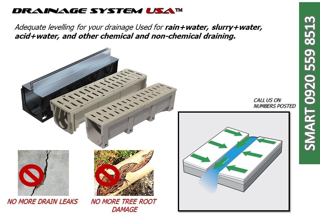 Drain sewer channel pvc frp Galvanized grating, Commercial & Industrial ...