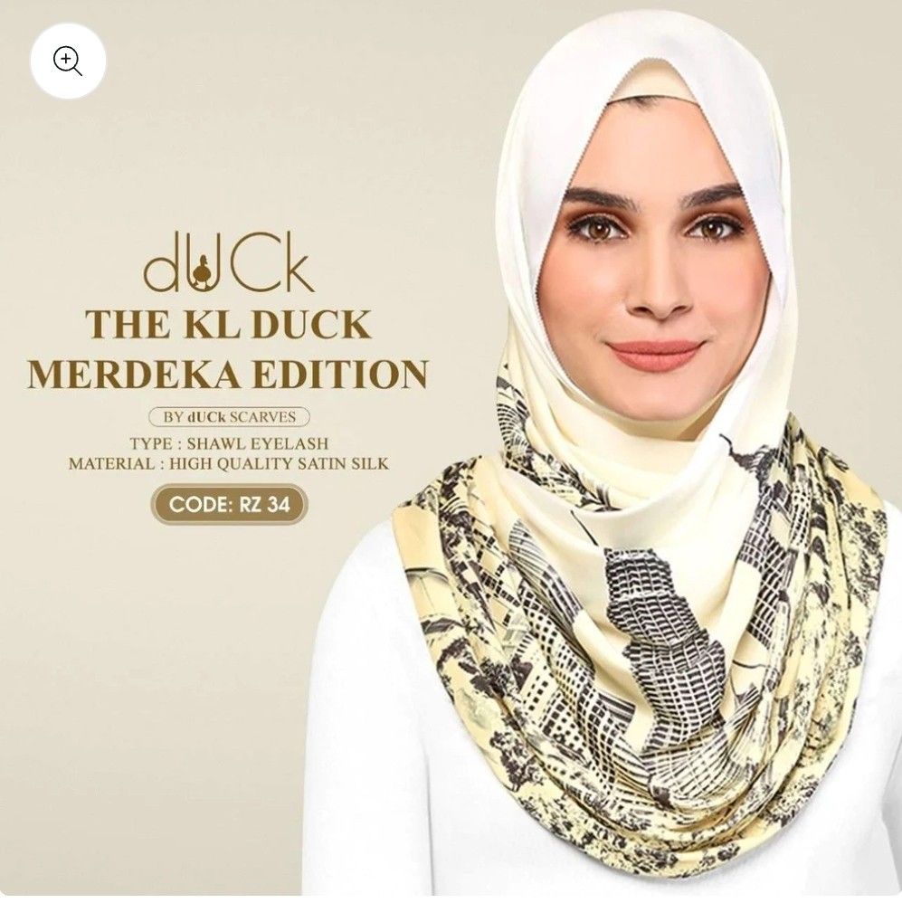 Duck shawl merdeka, Women's Fashion, Muslimah Fashion, Hijabs on Carousell