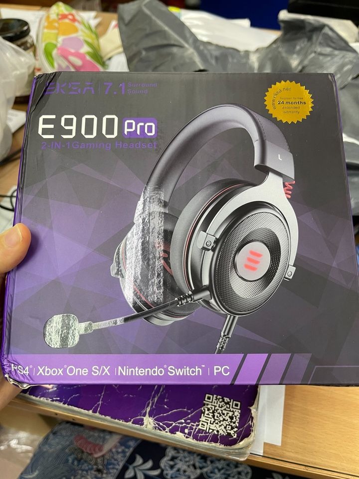 EKSA® E900 Pro 7.1 Gaming Headset, Audio, Headphones & Headsets on Carousell
