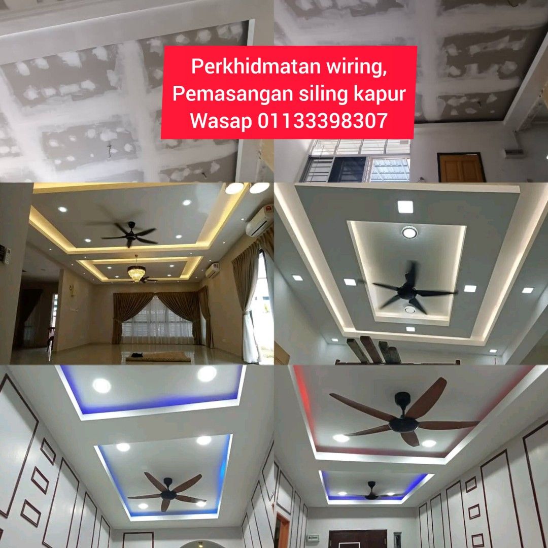 Electrical, pemasangan siling kapur, Services, Home Services ...
