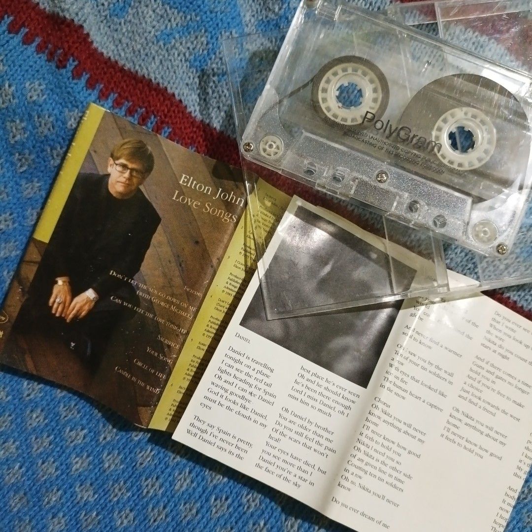 Elton John - Love Song, kaset Pita, Musik & Media, CD, DVD & Lainnya di Carousell