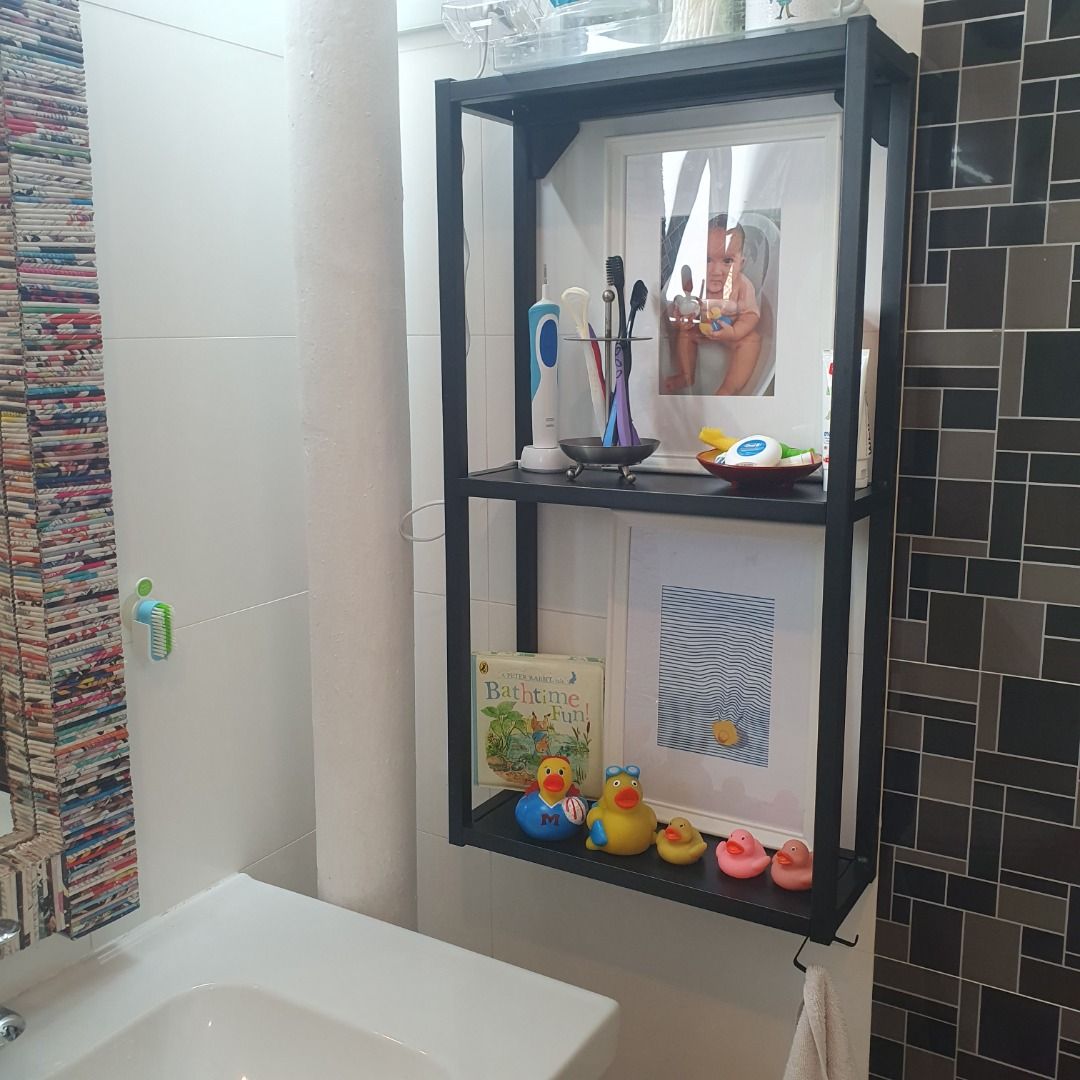 ENHET wall frame with shelves, Furniture & Home Living, Bathroom ...