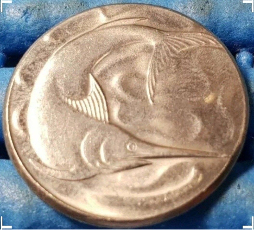 ERROR 1981 Singapore Sword Fish 20 Cents Coin Uncirculated ( RARE ...