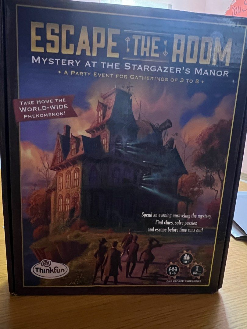 Escape Room Board Game!, Hobbies & Toys, Toys & Games on Carousell