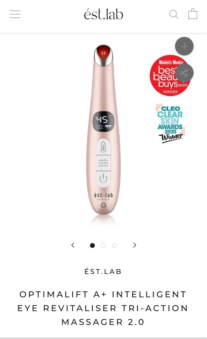 Est.Lab OPTIMALIFT A+ INTELLIGENT EYE REVITALISER TRI-ACTION MASSAGER 2 ...
