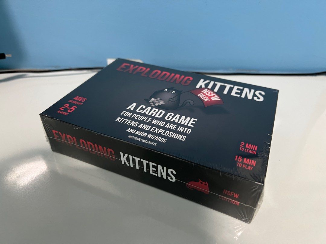 Exploding Kittens Nsfw Deck Hobbies And Toys Toys And Games On Carousell