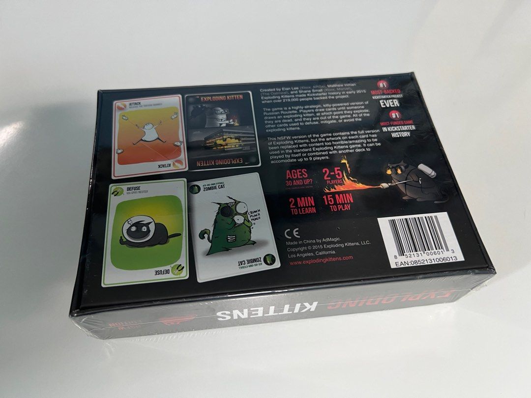 Exploding Kittens Nsfw Deck Hobbies And Toys Toys And Games On Carousell