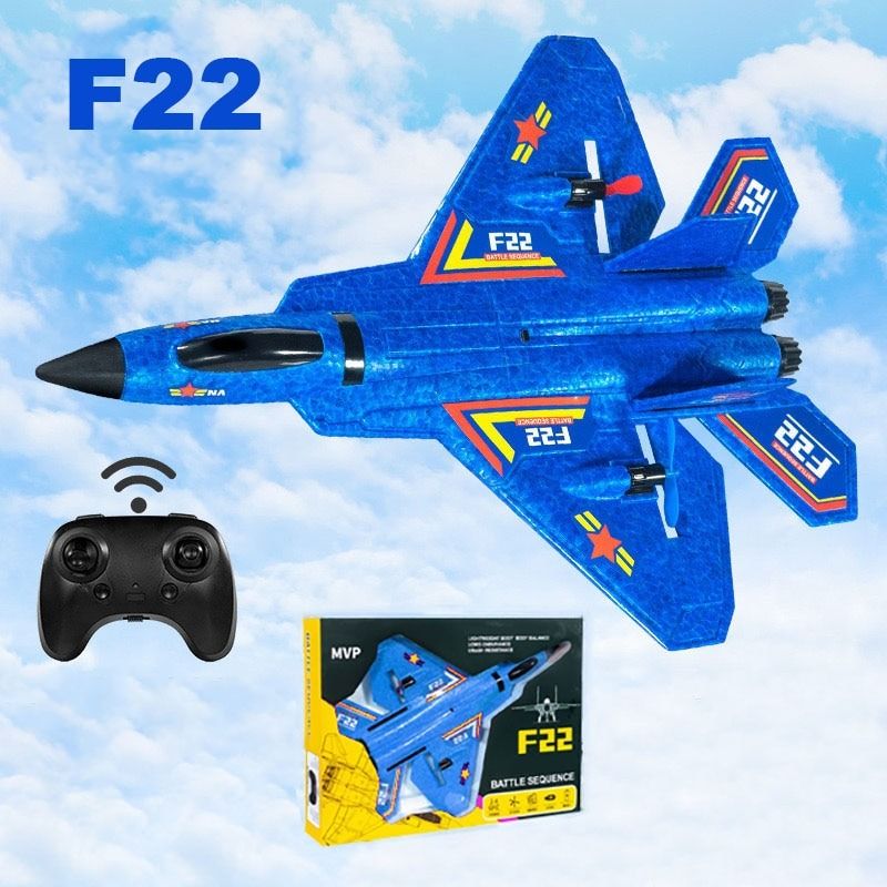 F22 Raptor Fighter RC Airplane 2.4g Remote Control Aircraft W, 興趣及遊戲 ...