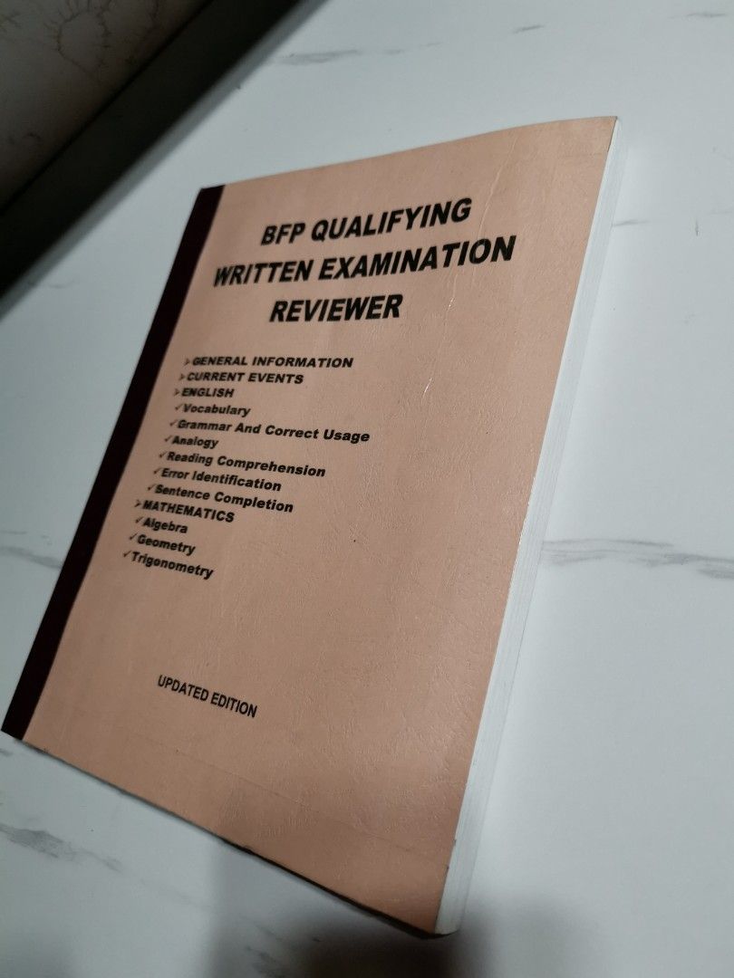 BFP Reviewer Preloved, Hobbies & Toys, Books & Magazines, Assessment ...