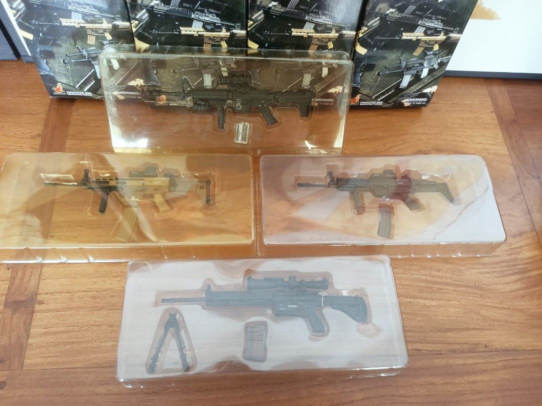 Firearms 4 Rifles Weapon 1/6 Scale, Hobbies & Toys, Toys & Games on ...