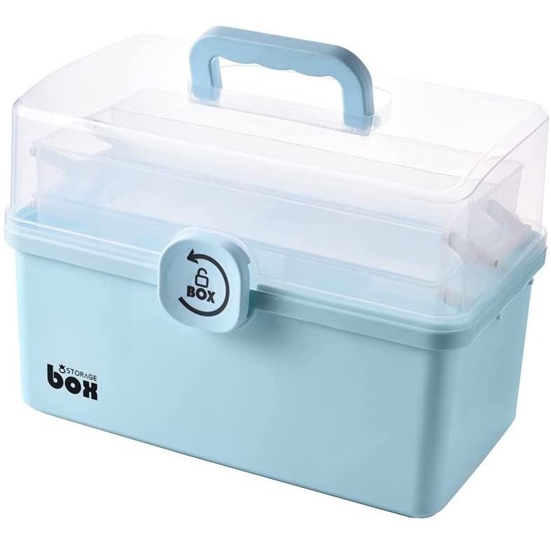 First Aid Box Medicine Tool Box Multi-Purpose 3 tiers Storage container ...