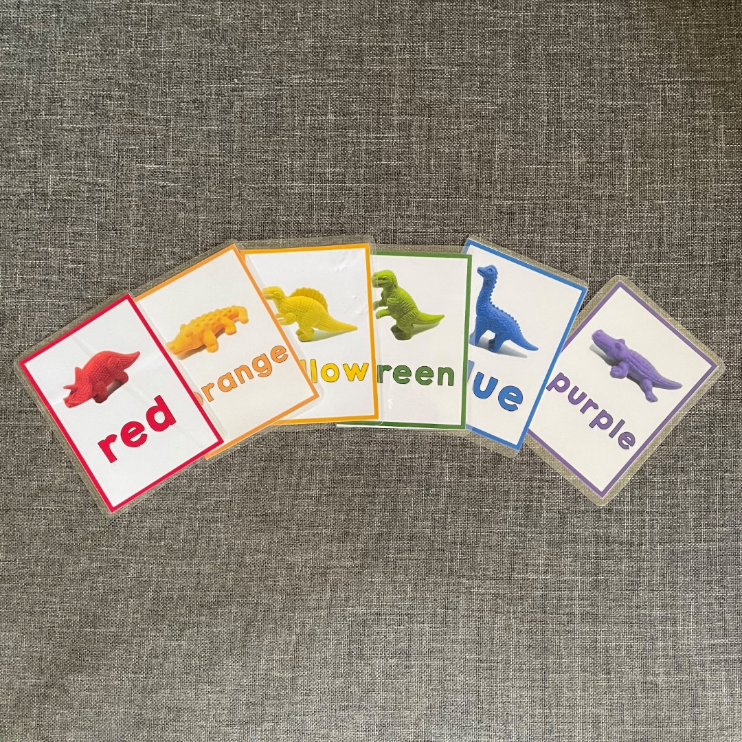 FREE on any purchase - Preloved: Set of 6 Laminated Color Flash Cards ...