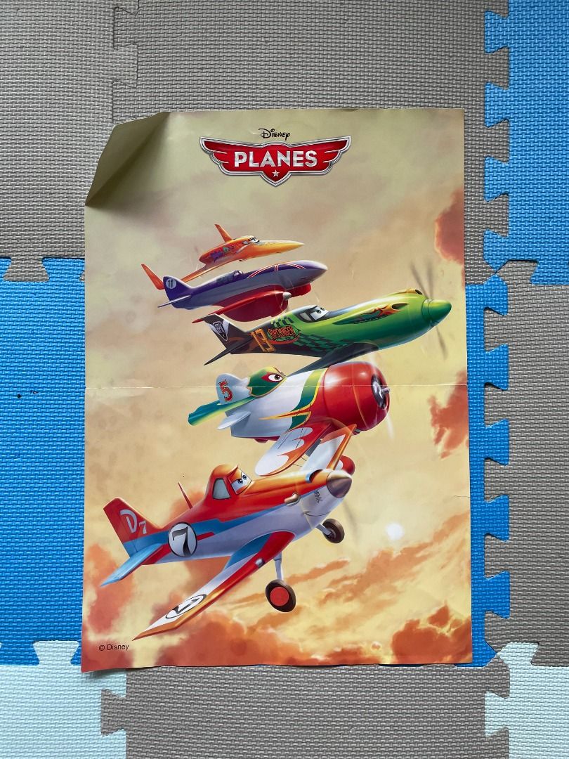 FREE on purchase of 3 Disney Cars Diecast - Preloved: Set of 3 Disney Cars / Planes Posters on ...