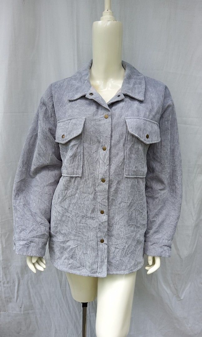 Free SF| Samansa Mos2 Corduroy Padded Jacket on Carousell