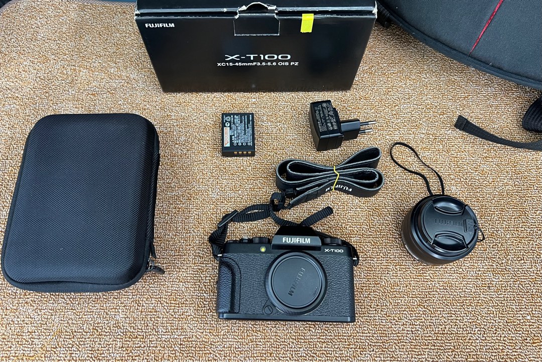 FUJIFILM X-T100 with Box Slightly Use on Carousell