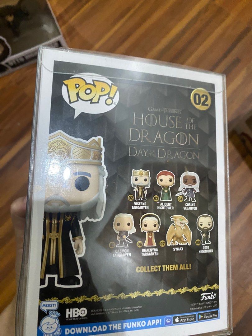 Funko Pop! HOTD Viserys Targaryen, Hobbies & Toys, Toys & Games on ...