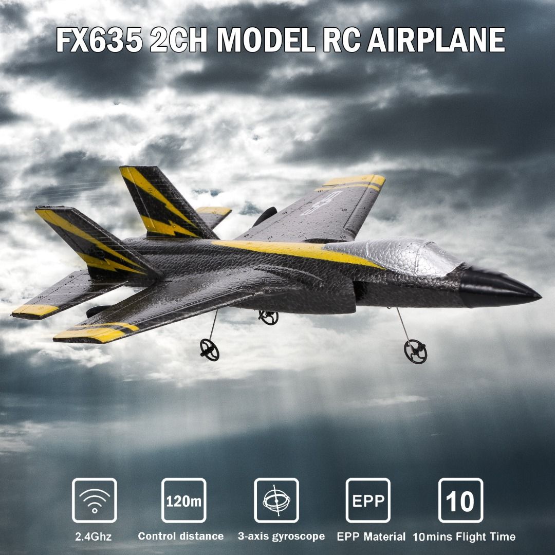 FX635 RC Airplane RC Plane RC Aircraft 2.4Ghz Remote Control Foam ...
