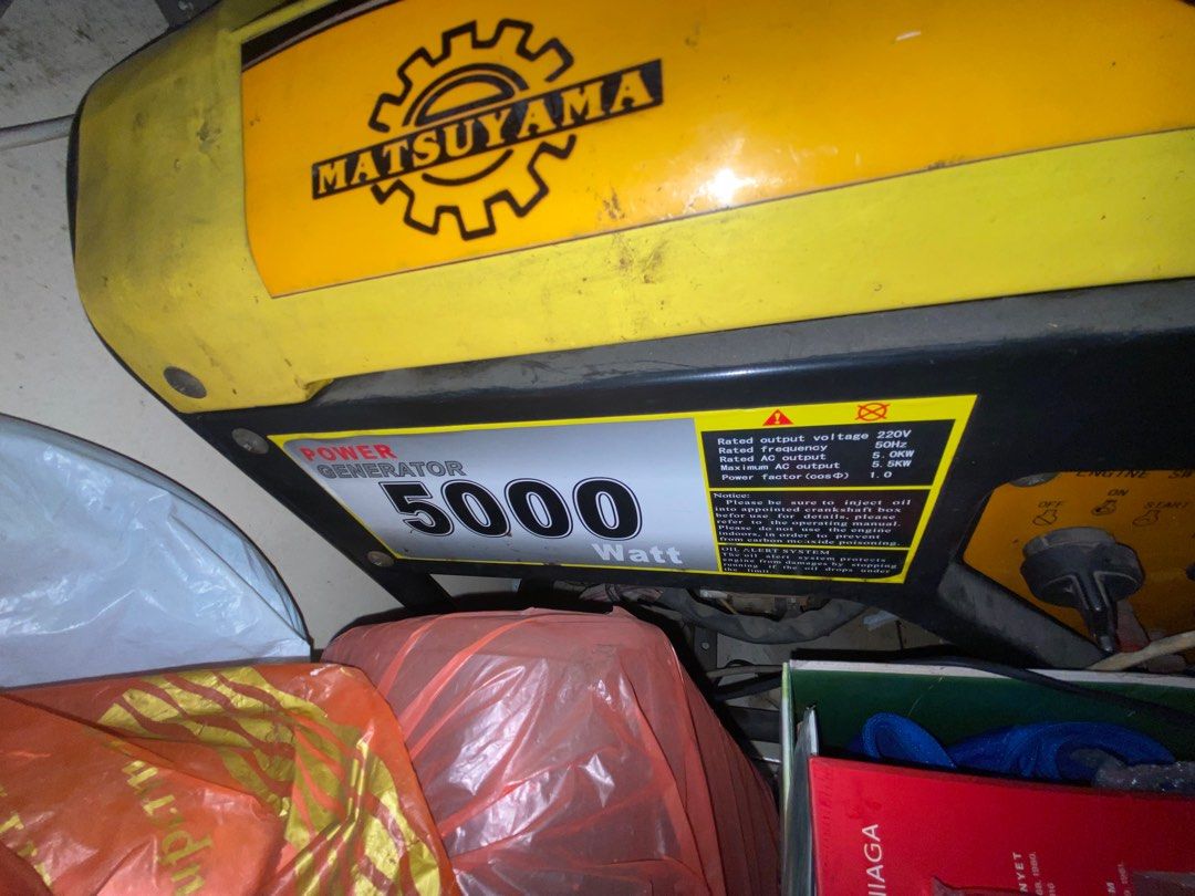 Genset Matsuyama PGE 6500 H, Elektronik, Lainnya di Carousell