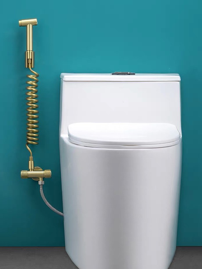 German brand matt gold bidet, Furniture & Home Living, Bathroom ...