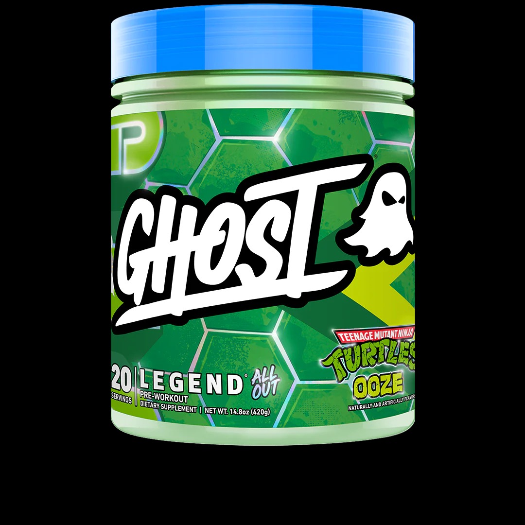GHOST LEGEND ALL OUT X TNMT OOZE (HIGH STIM LOADED PRE WORKOUT), Health ...