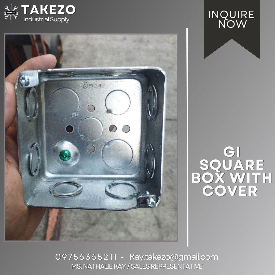 GI SQUARE BOX WITH COVER on Carousell