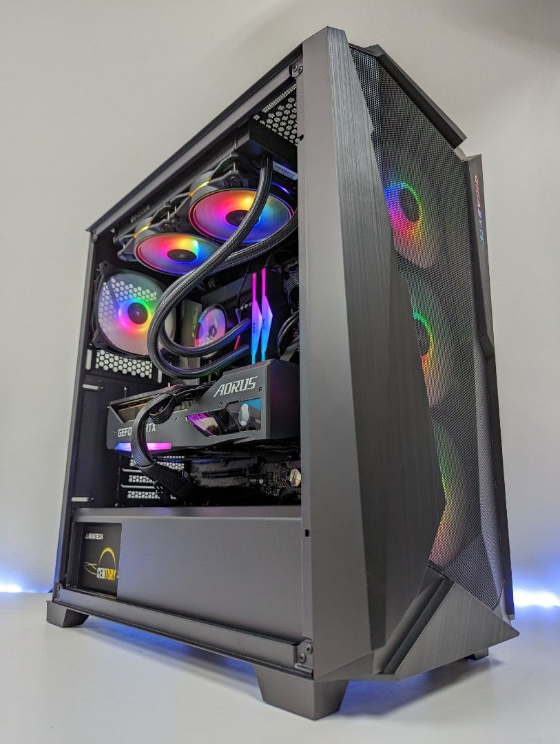 Gigabyte Custom Gaming PC - RYZEN 5 7600 + RTX 3070 TI AORUS MASTER ...