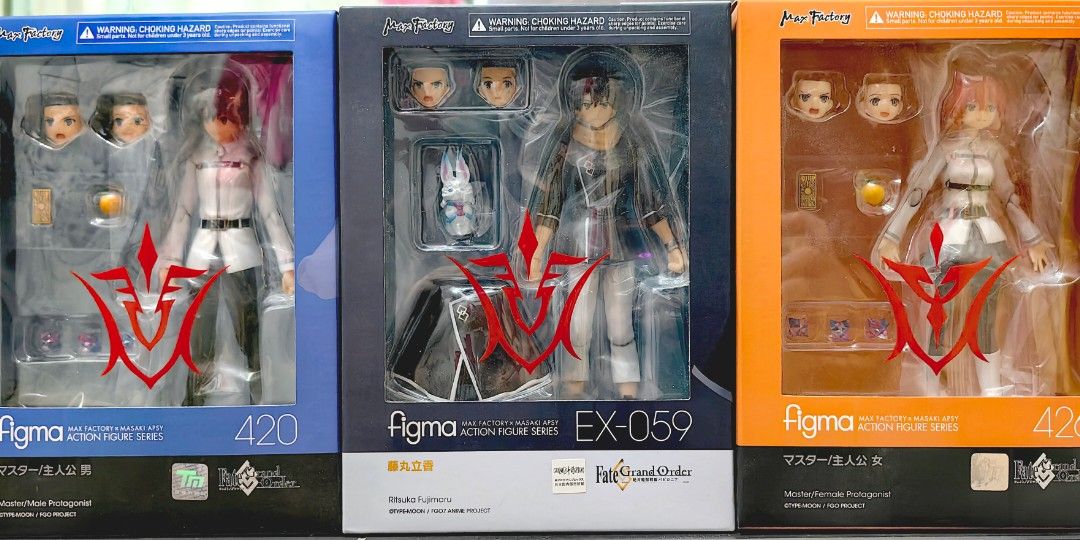 Good Smile Figma EX-059, 420, 426 Fate Grand Order 藤丸立香，男女Master (日版,特典), 興趣及遊戲, 玩具 & 遊戲類 ...