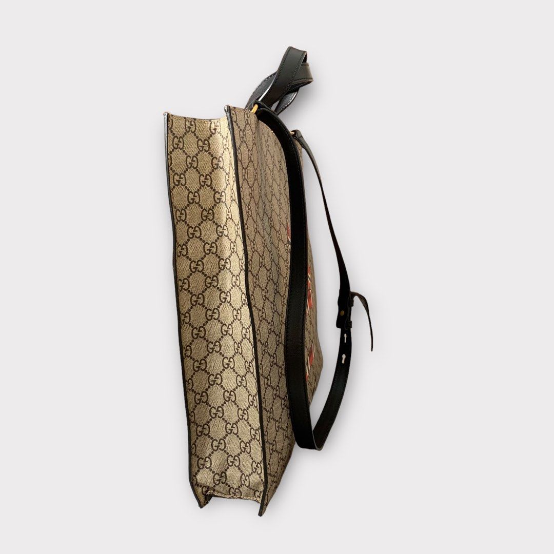 Gucci Snake Supreme Tote, Luxury, Bags & Wallets on Carousell