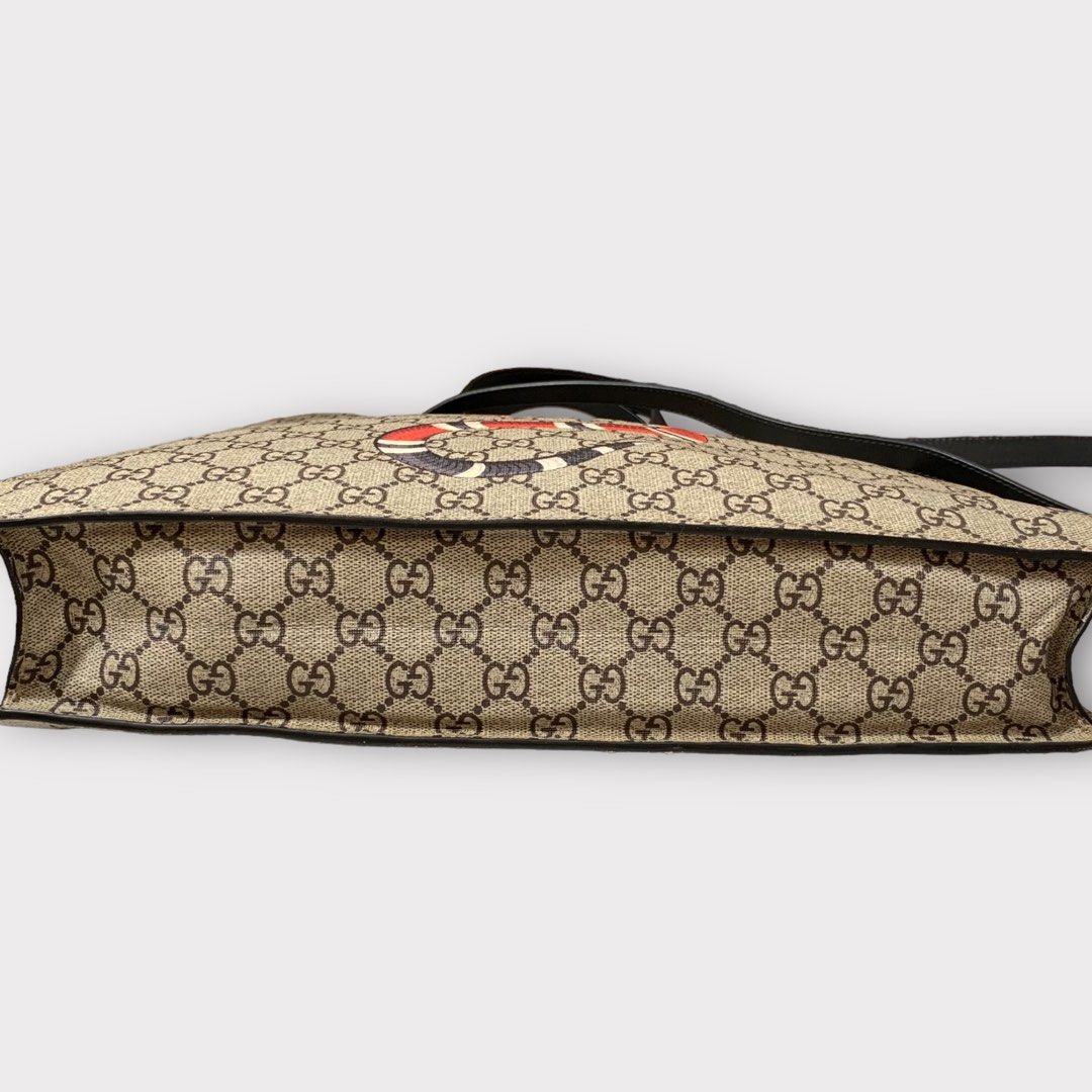 Gucci Snake Supreme Tote, Luxury, Bags & Wallets on Carousell